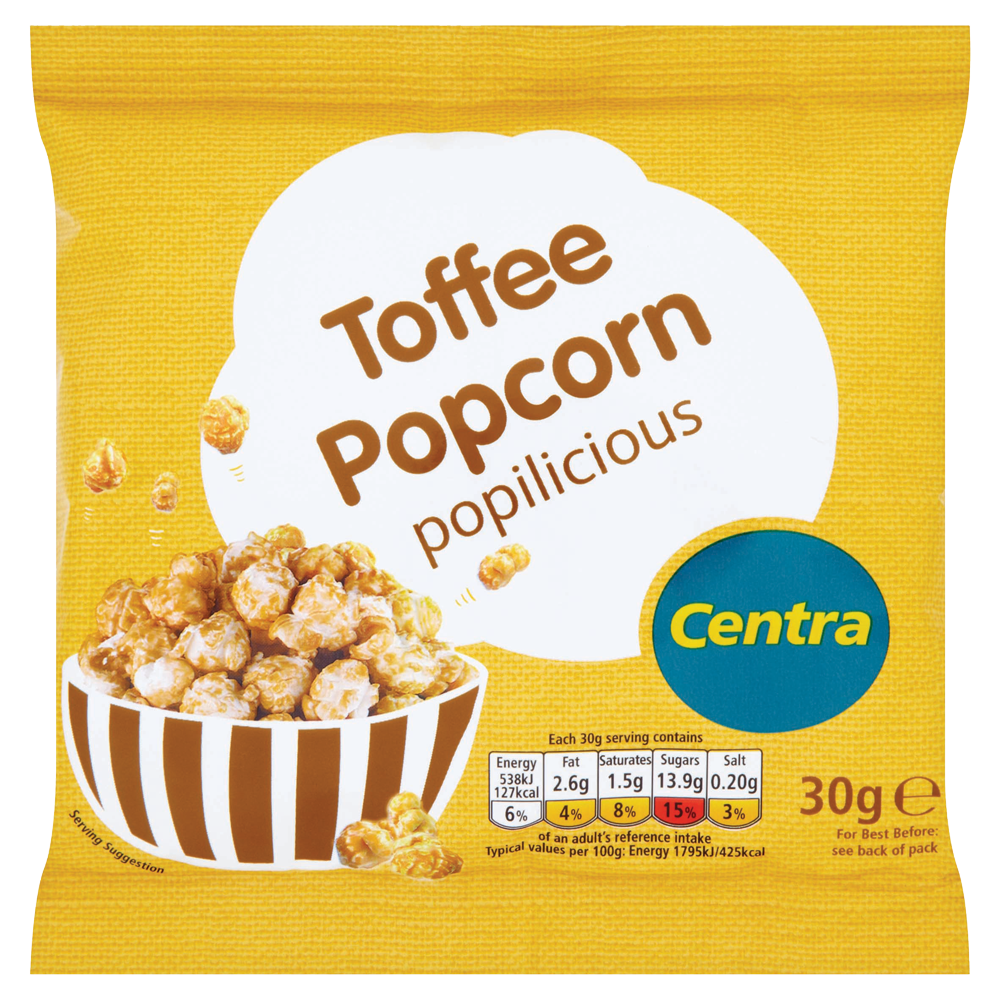 Centra Toffee Popcorn 30g - Centra