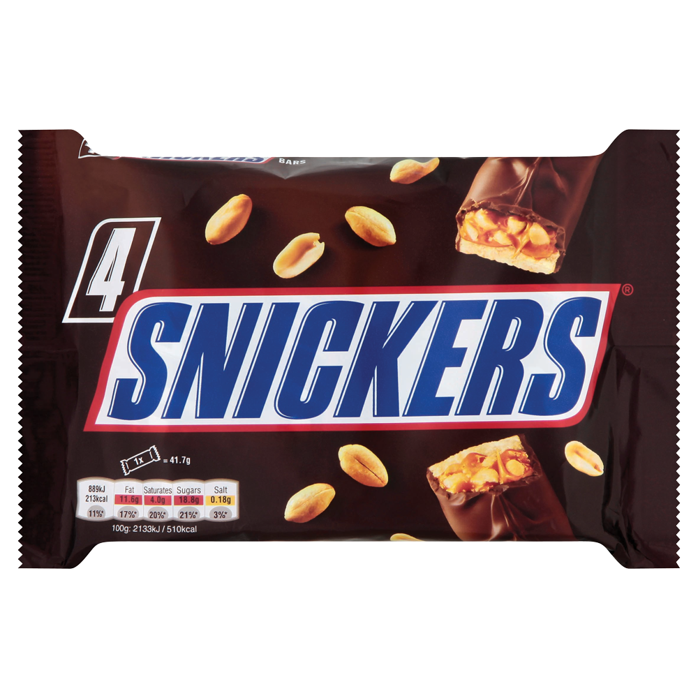 Snickers 4 Pack 4 x 41.7g - Centra