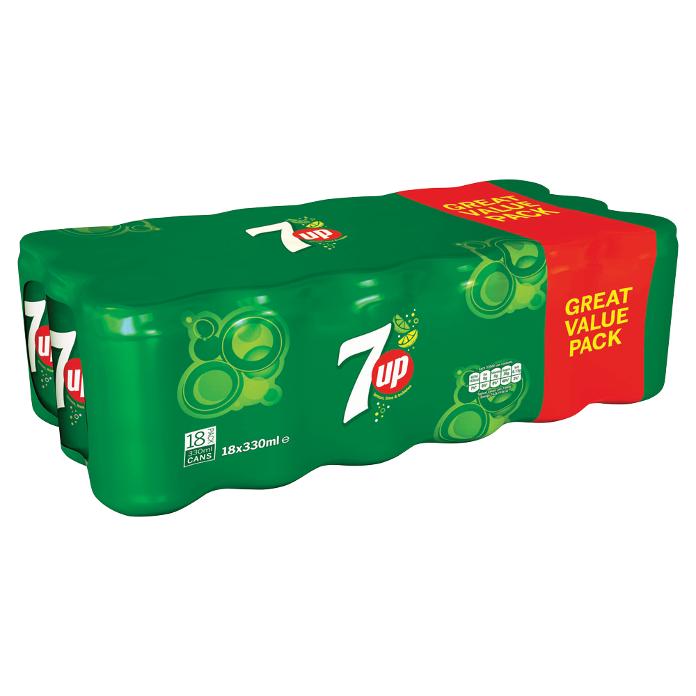 7up Can Pack x 18 - Centra