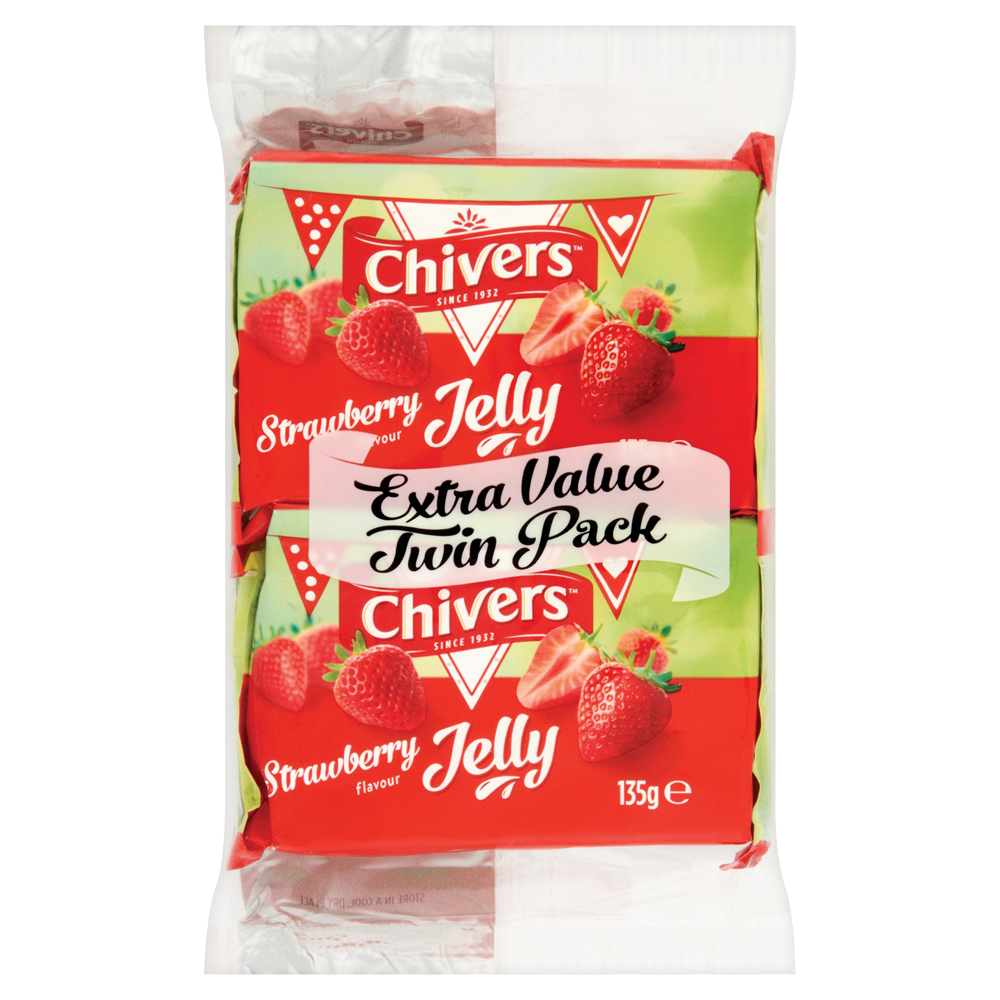 Chivers Strawberry Jelly Twinpack - Centra