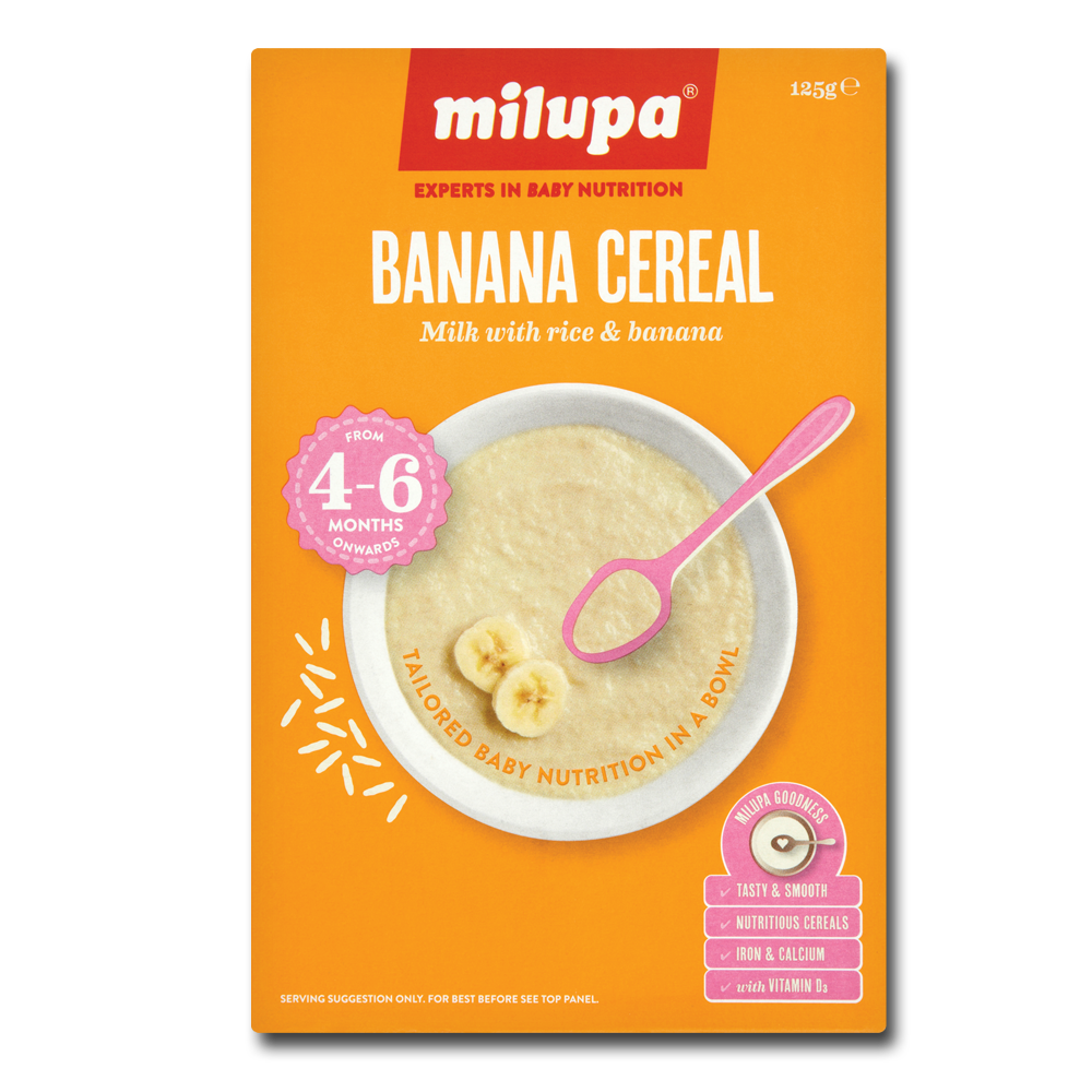Milupa Sunripe Banana Cereal 125g - Centra