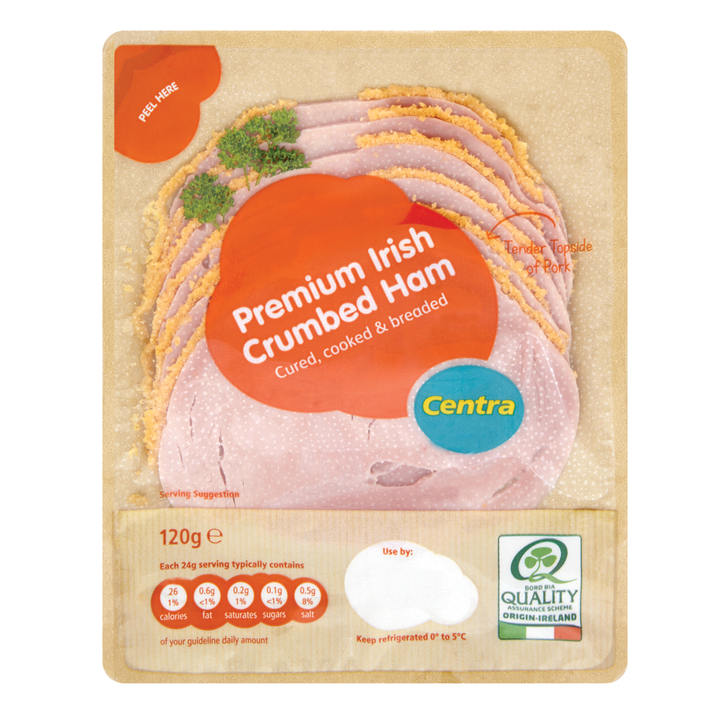 Centra Premium Irish Crumbed Ham 120g - Centra