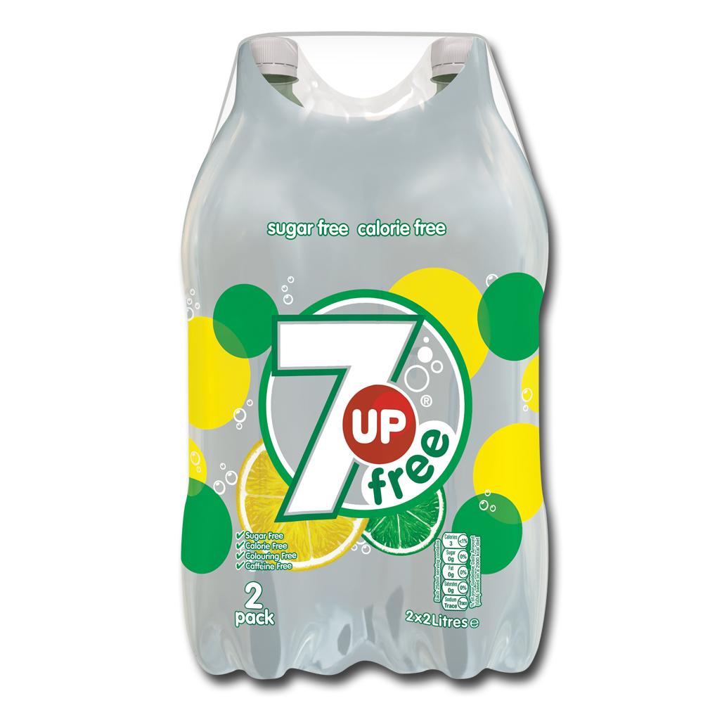7up Free Twin Pack 2x2ltr - Centra