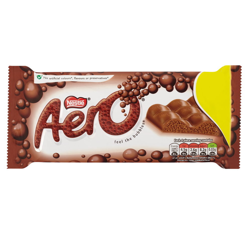 Nestle Aero Milk Block 100g - Centra