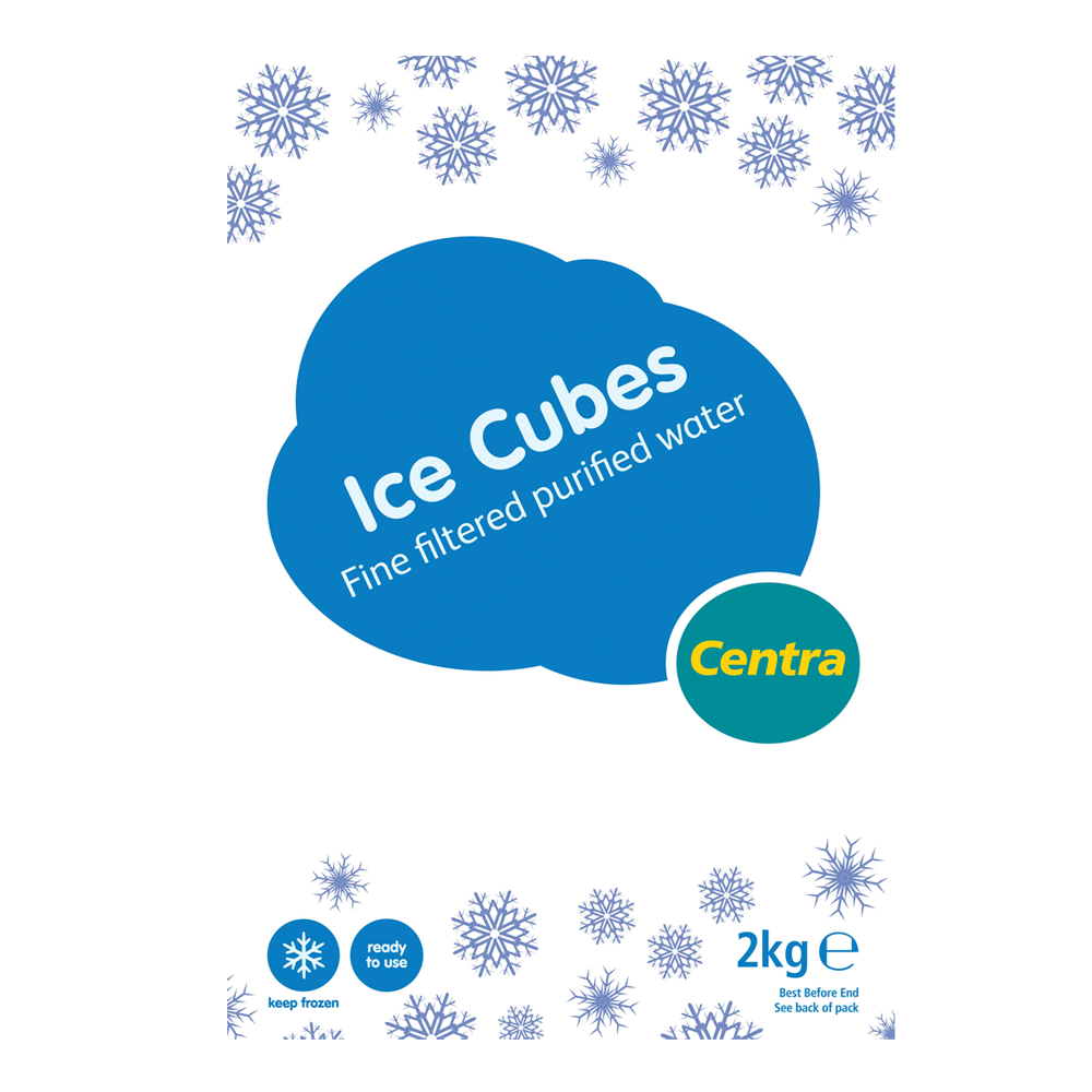 Centra Ice Cubes Bag 2kg - Centra
