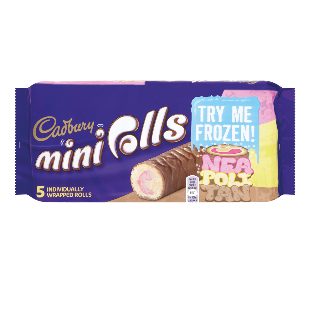 Cadbury Ice Cream Mini Roll Neapolitan - Centra