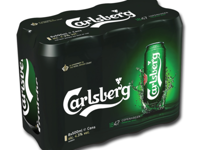 Carlsberg Can Pack 8x500ml - Centra