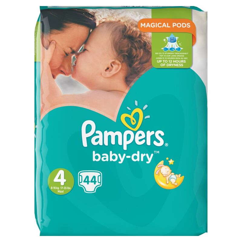 Pampers Baby Dry Essential Pack Size 44pce - Centra