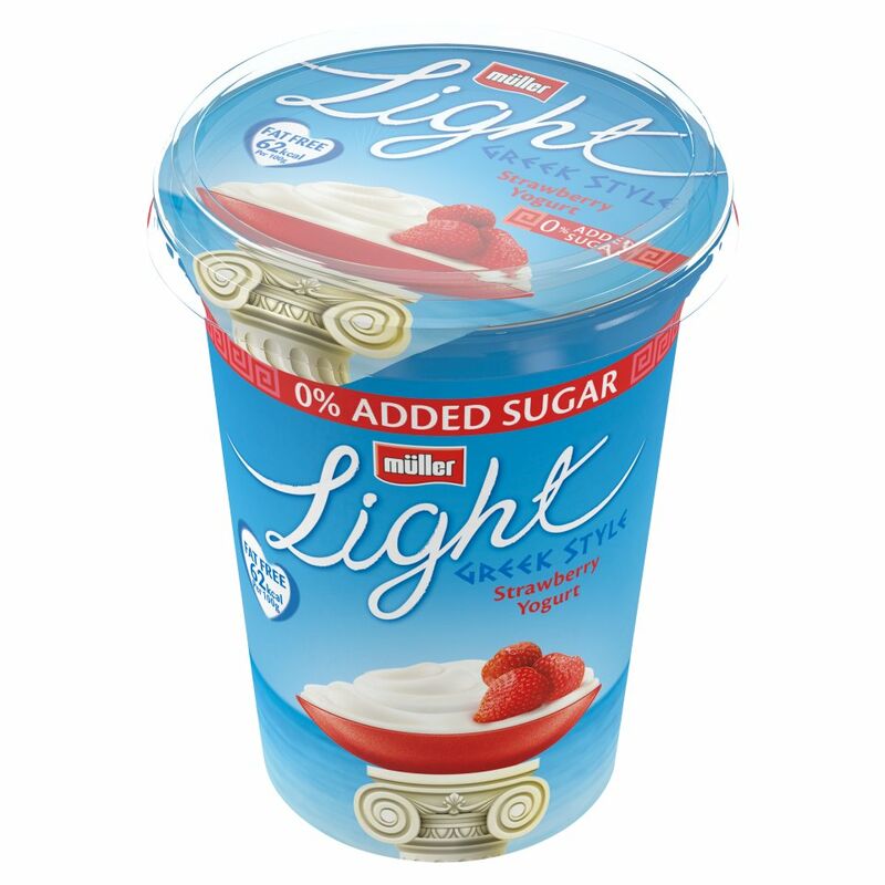 Muller Light Big Pot Strawberry 450g - Centra