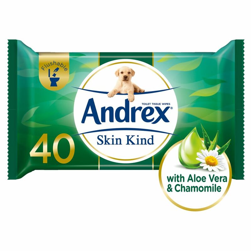 Andrex Moist Skin Kind Refill 40 Sheet - Centra