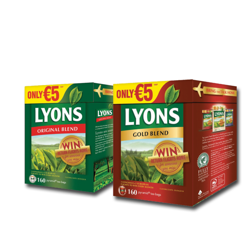 Lyons Original Gold Blend Tea 160s Centra