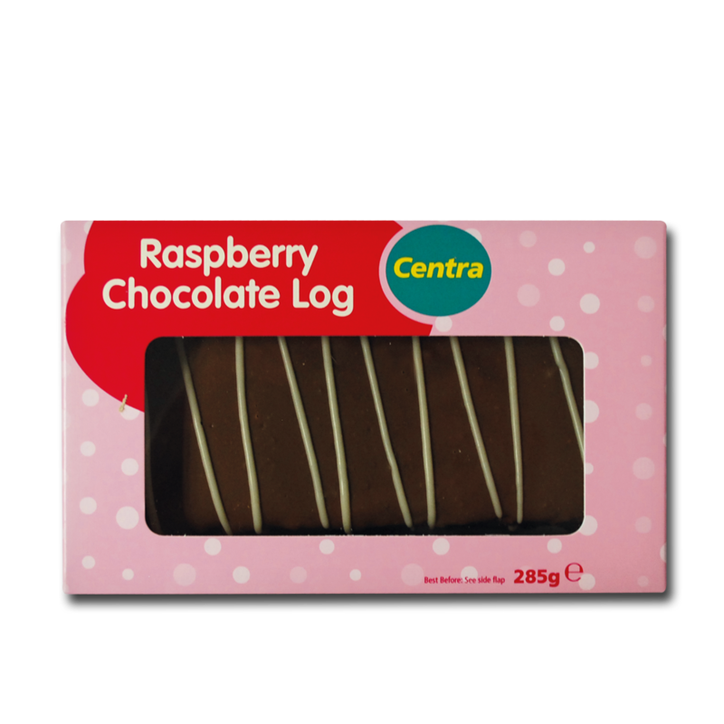 Centra Raspberry Chocolate Log 285g - Centra